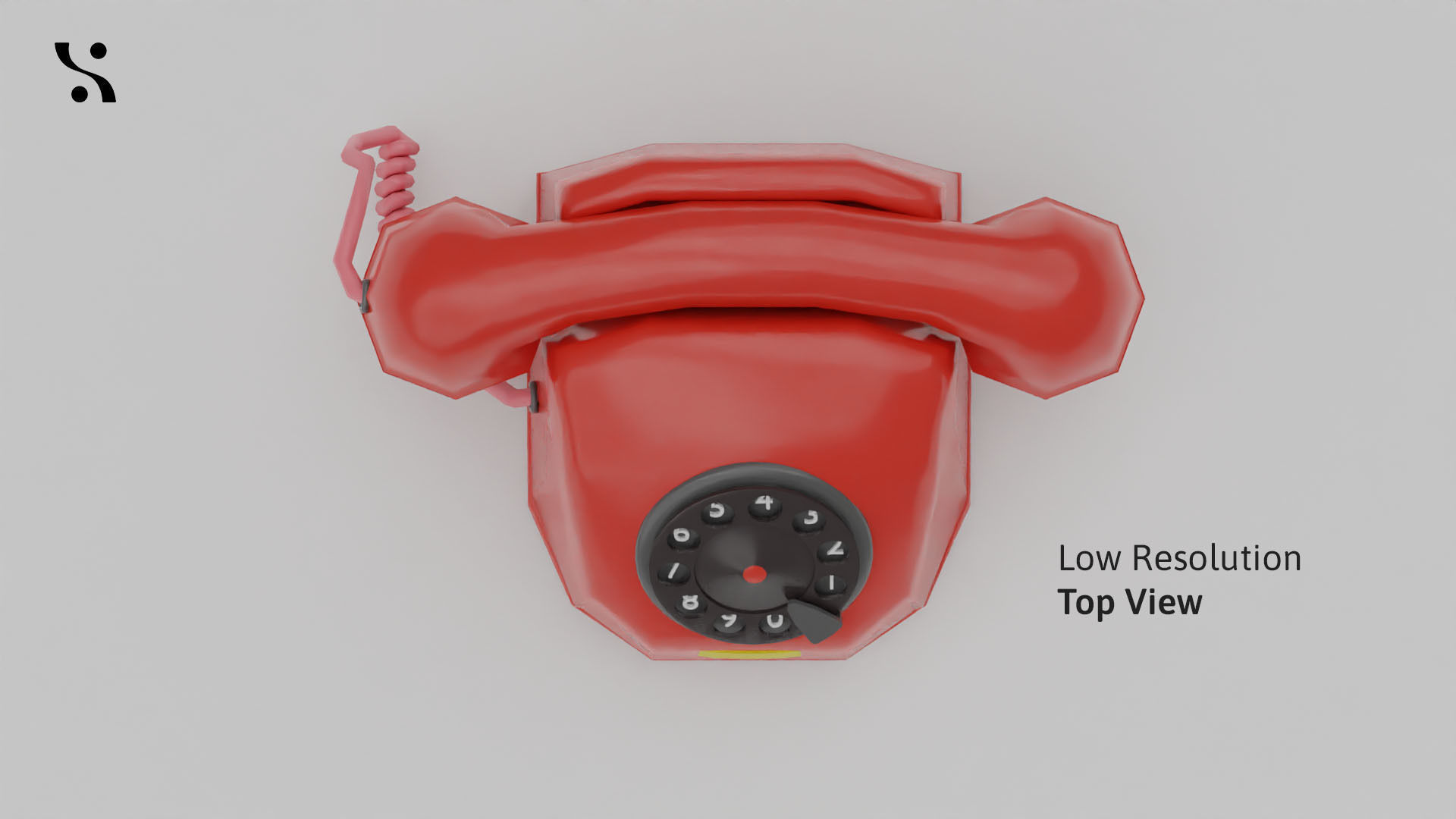 Retro Old-Model Rotary Telephone 3D model | CGTrader