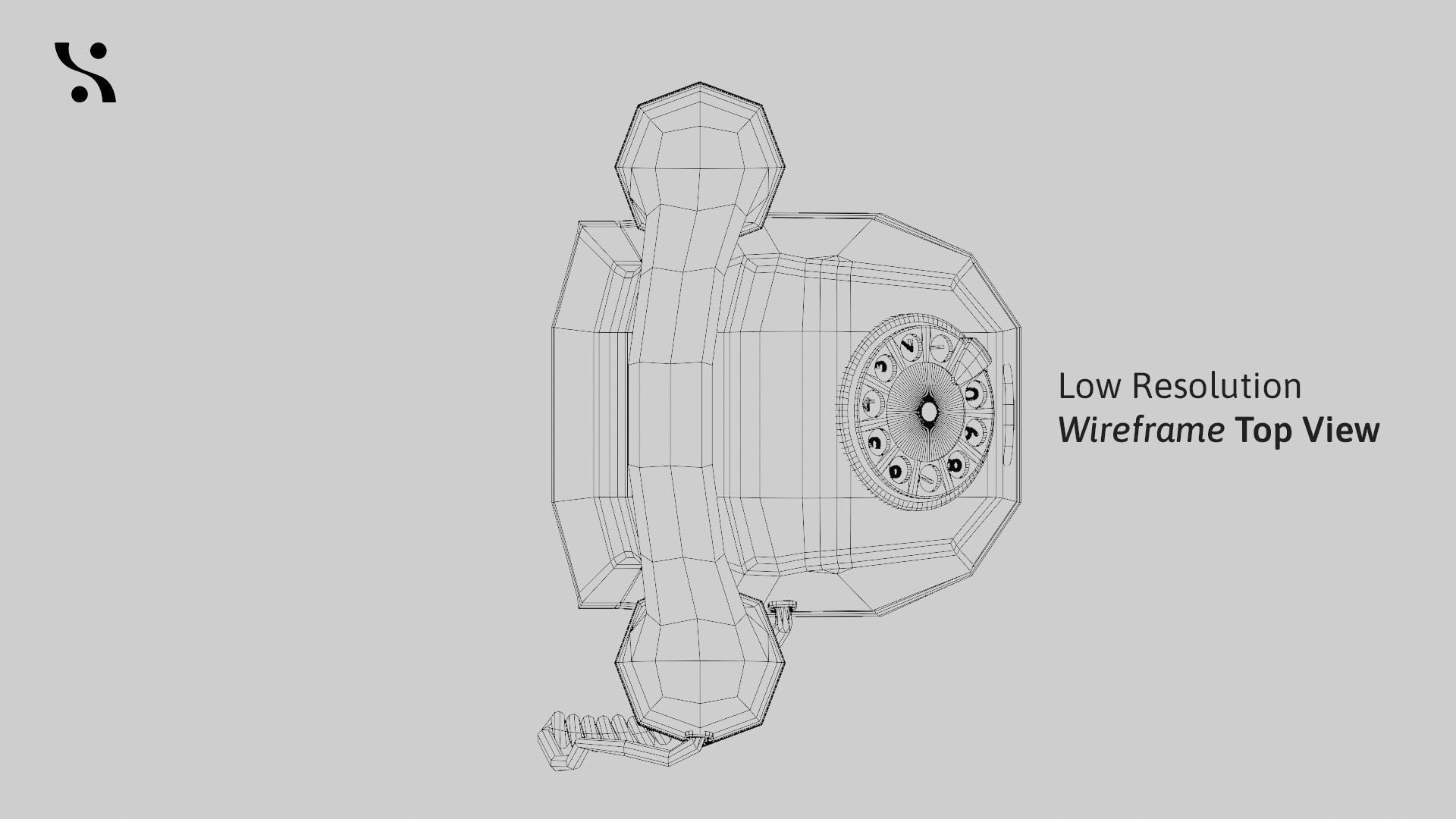 Retro Old-Model Rotary Telephone 3D model | CGTrader