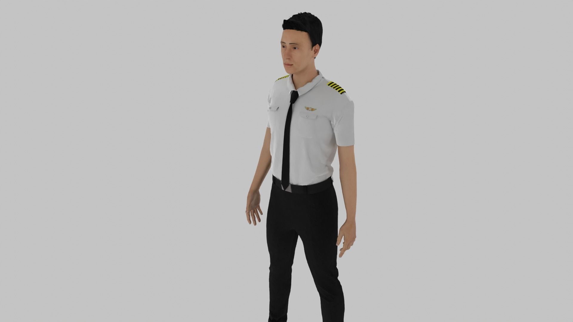 3D model Airplane Pilot VR / AR / low-poly | CGTrader