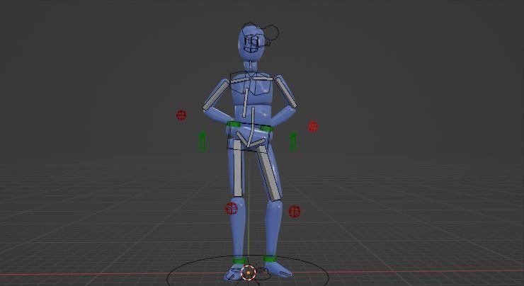 Free Animation Armature for Blender free 3D model animated rigged | CGTrader