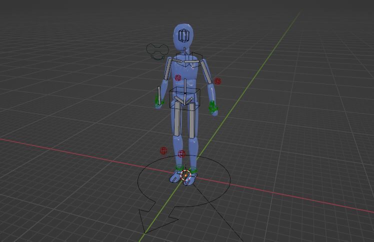 Free Animation Armature for Blender free 3D model animated rigged | CGTrader