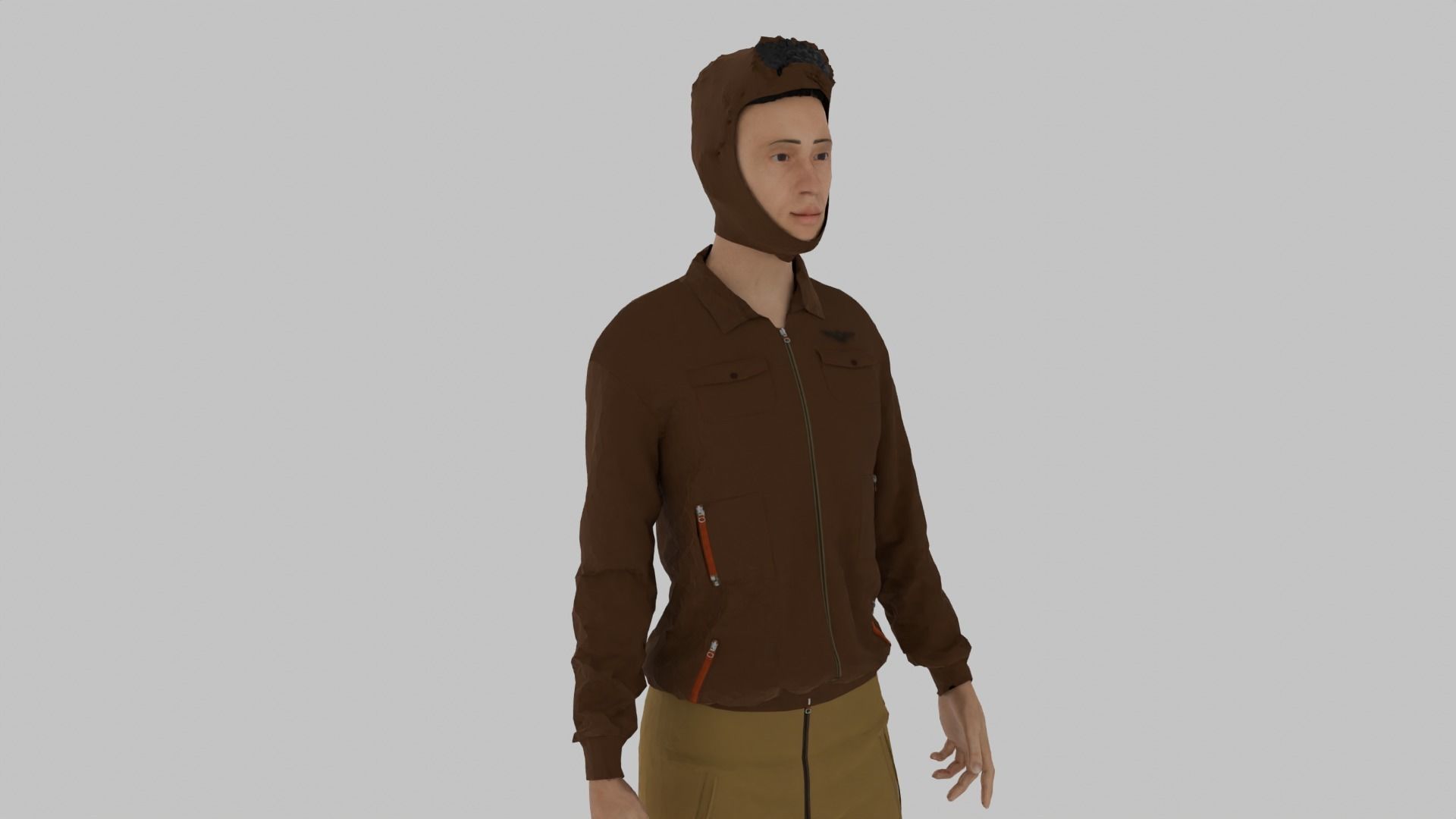 3D model Fighter Pilot WW2 VR / AR / low-poly | CGTrader