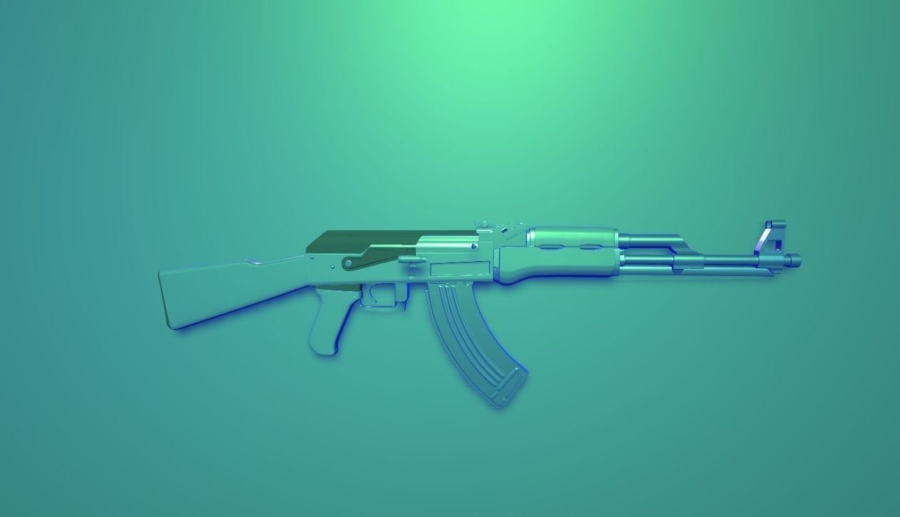 3D model AK-47 VR / AR / low-poly | CGTrader