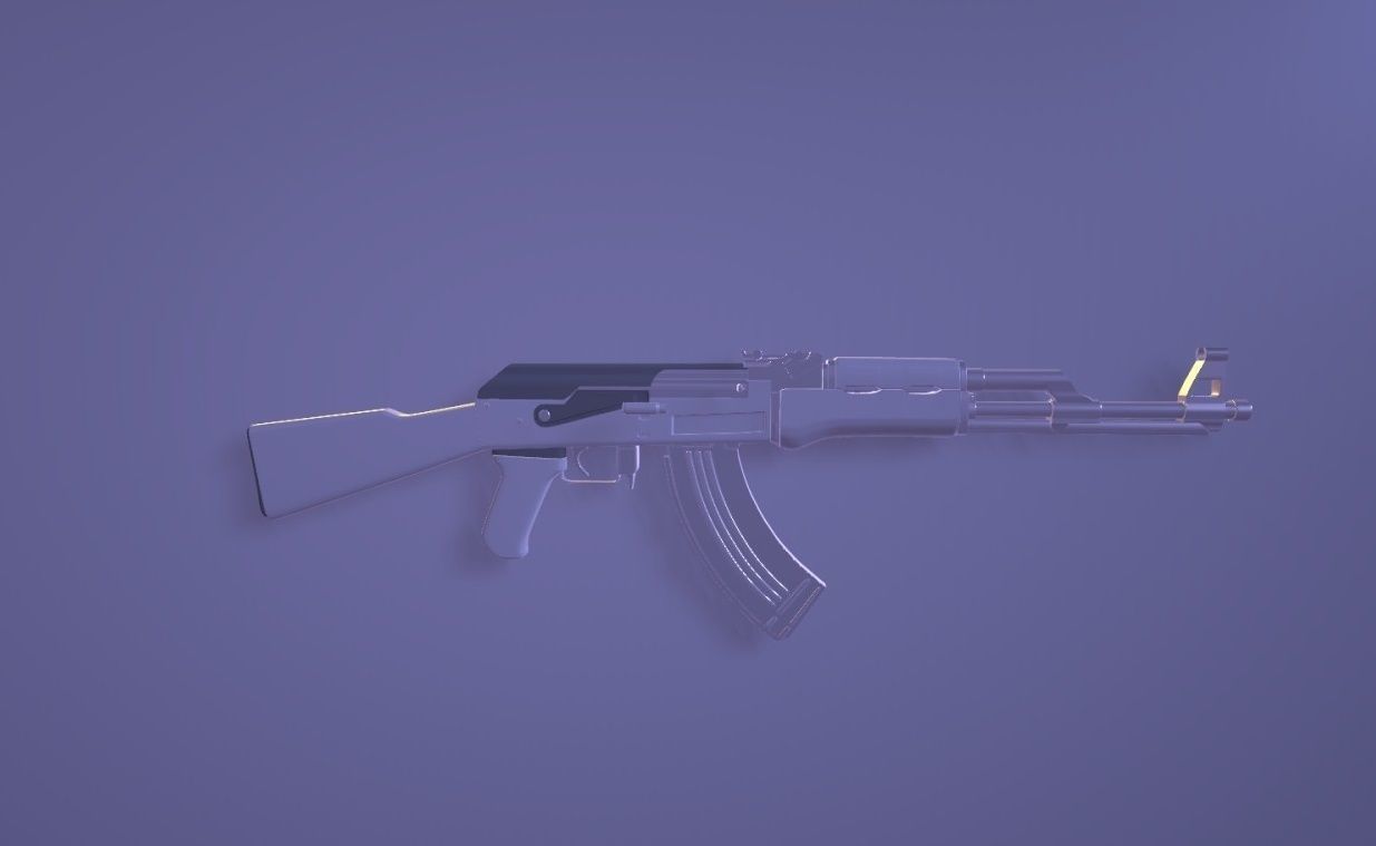 3D model AK-47 VR / AR / low-poly | CGTrader