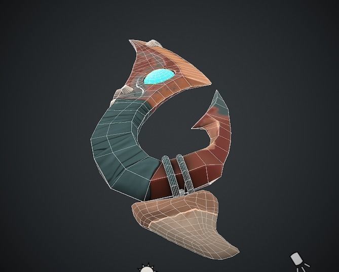 Dagger Stylized free VR / AR / low-poly 3D model | CGTrader