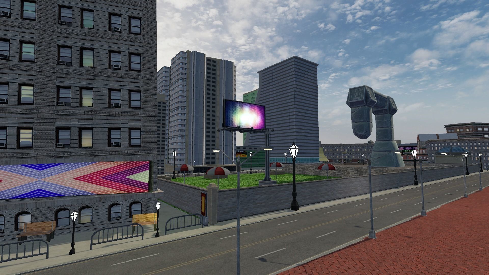 3D model City Environment VR / AR / low-poly | CGTrader