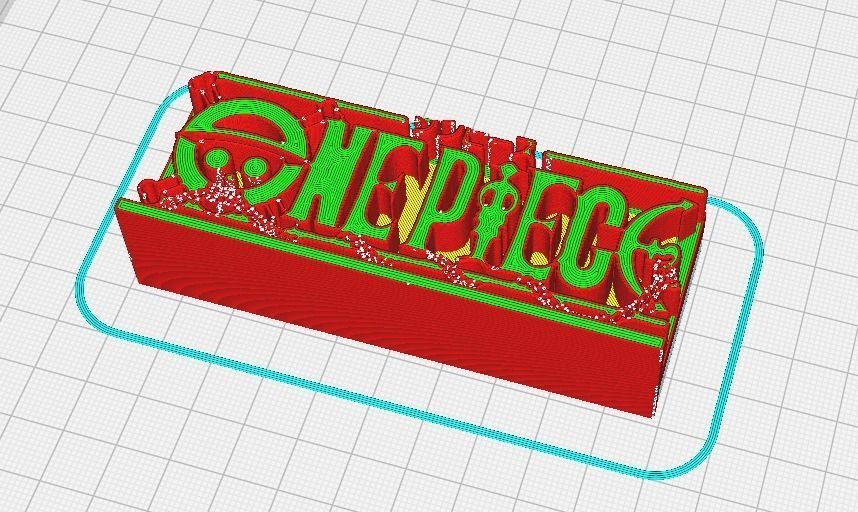 One Piece texture print model 3D model 3D printable | CGTrader