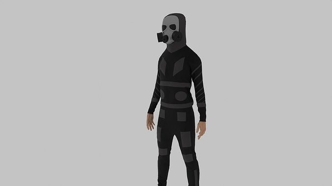 3D model Sici-fi Soldier VR / AR / low-poly | CGTrader