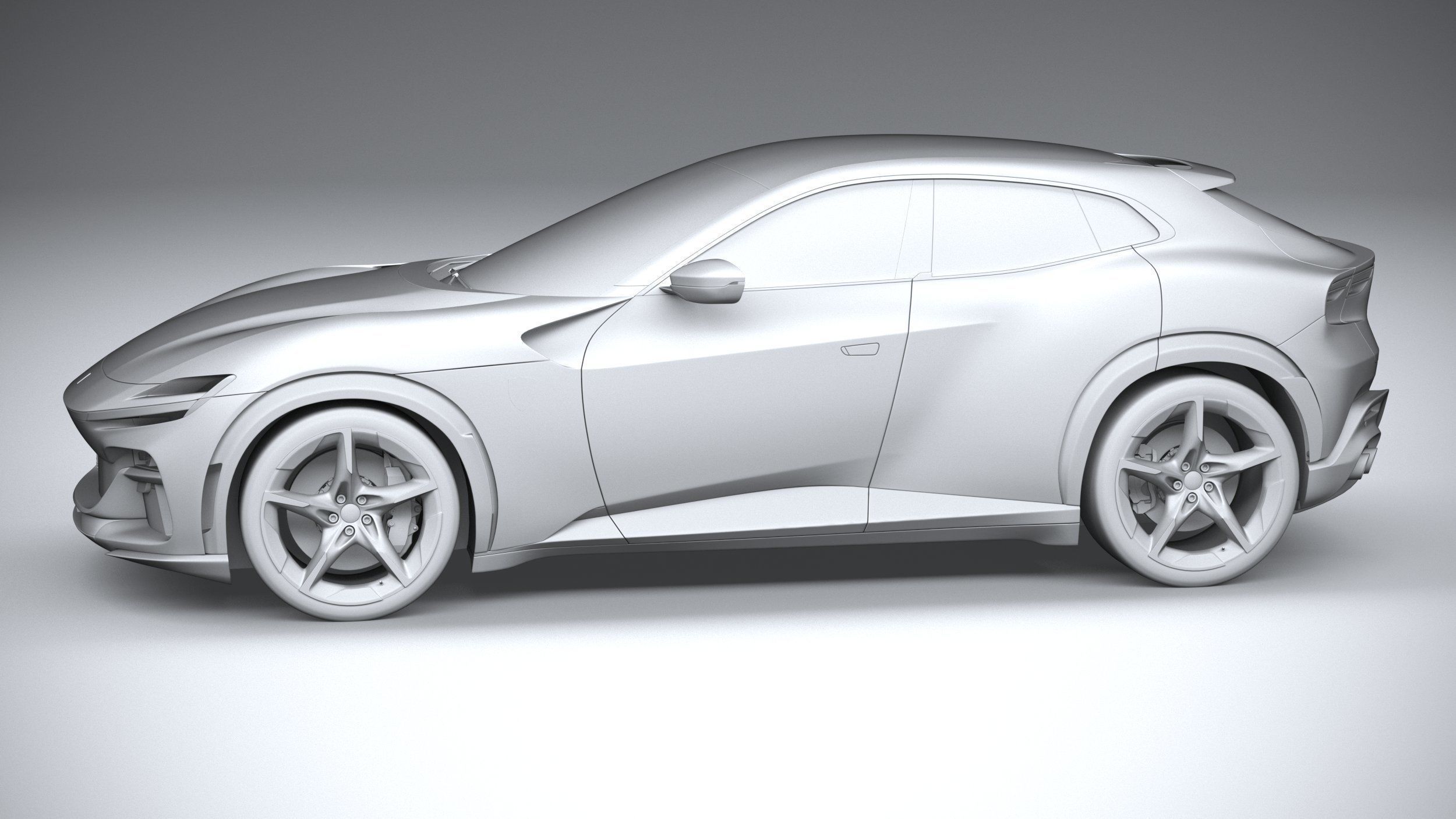 Ferrari Purosangue 2023 3D model | CGTrader