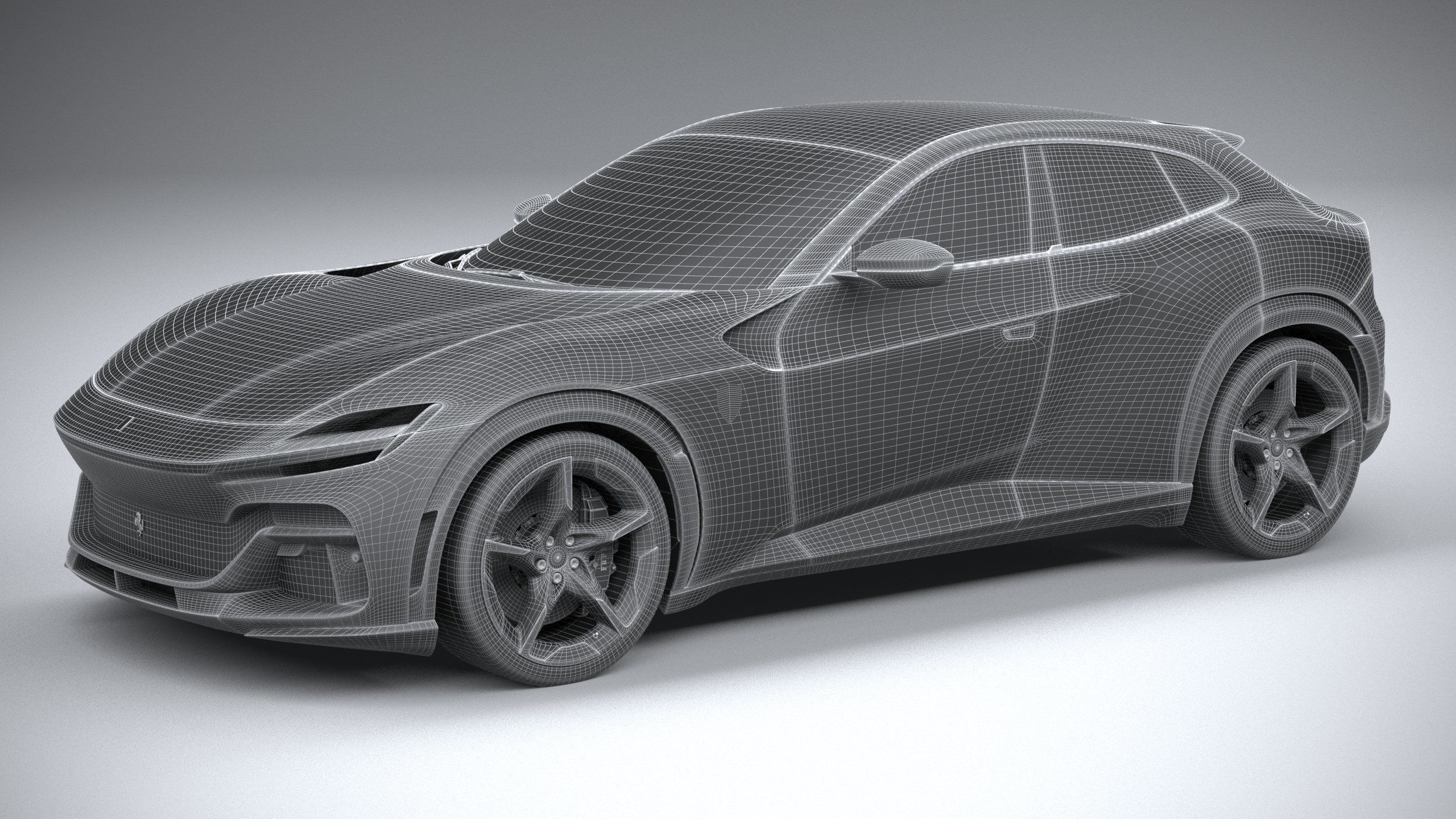 Ferrari Purosangue 2023 3D model | CGTrader