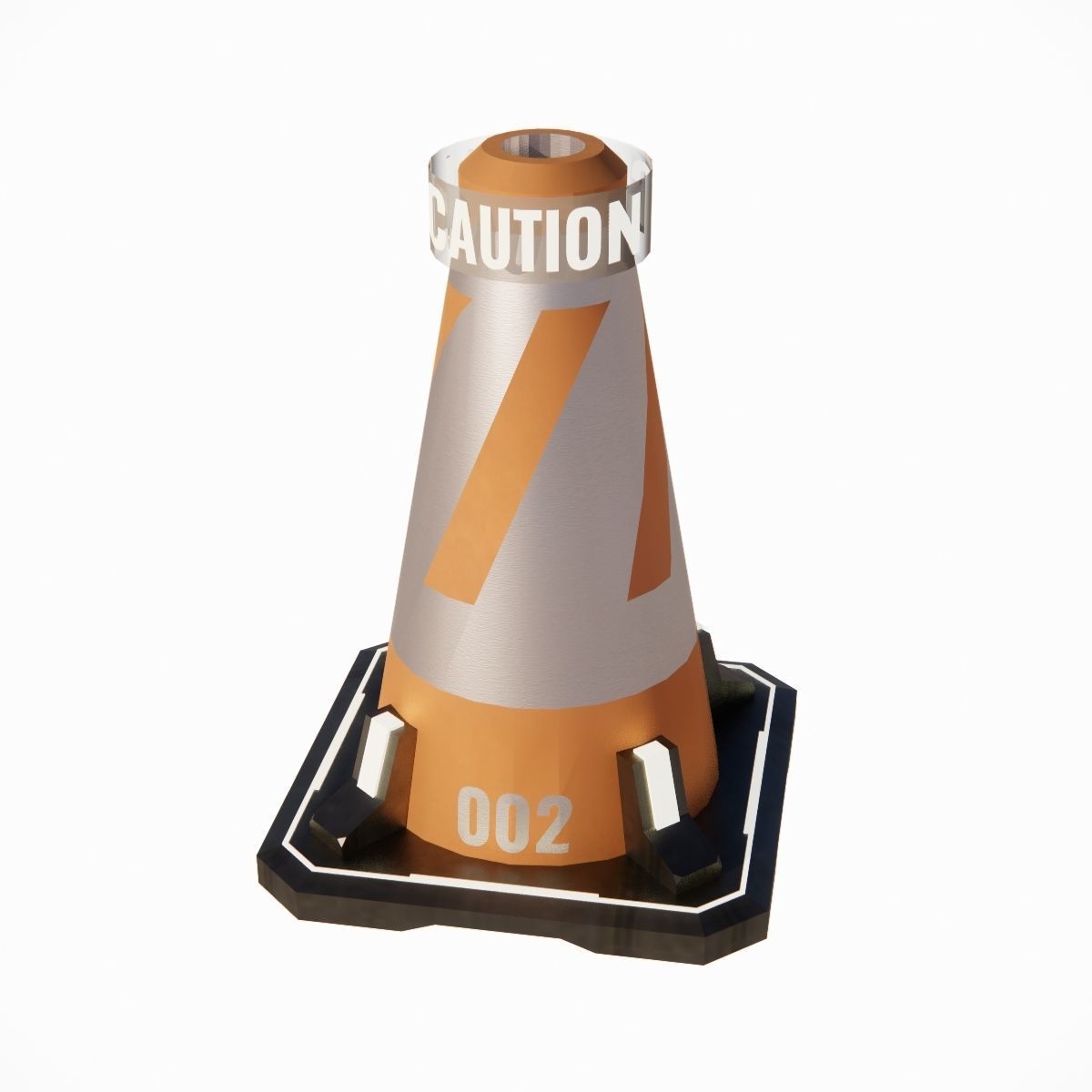 Sci-Fi Traffic Cone 002 free 3D model | CGTrader