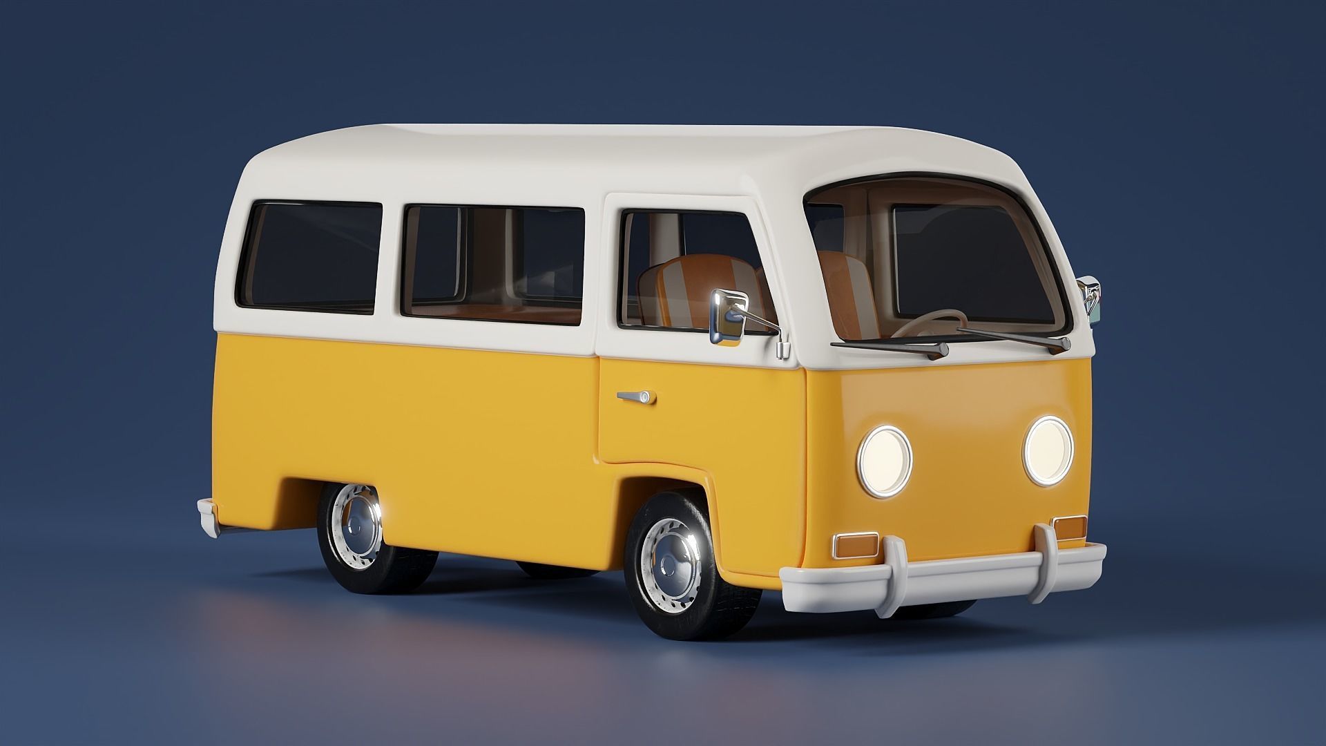 Stylized Camper Van 3D model | CGTrader