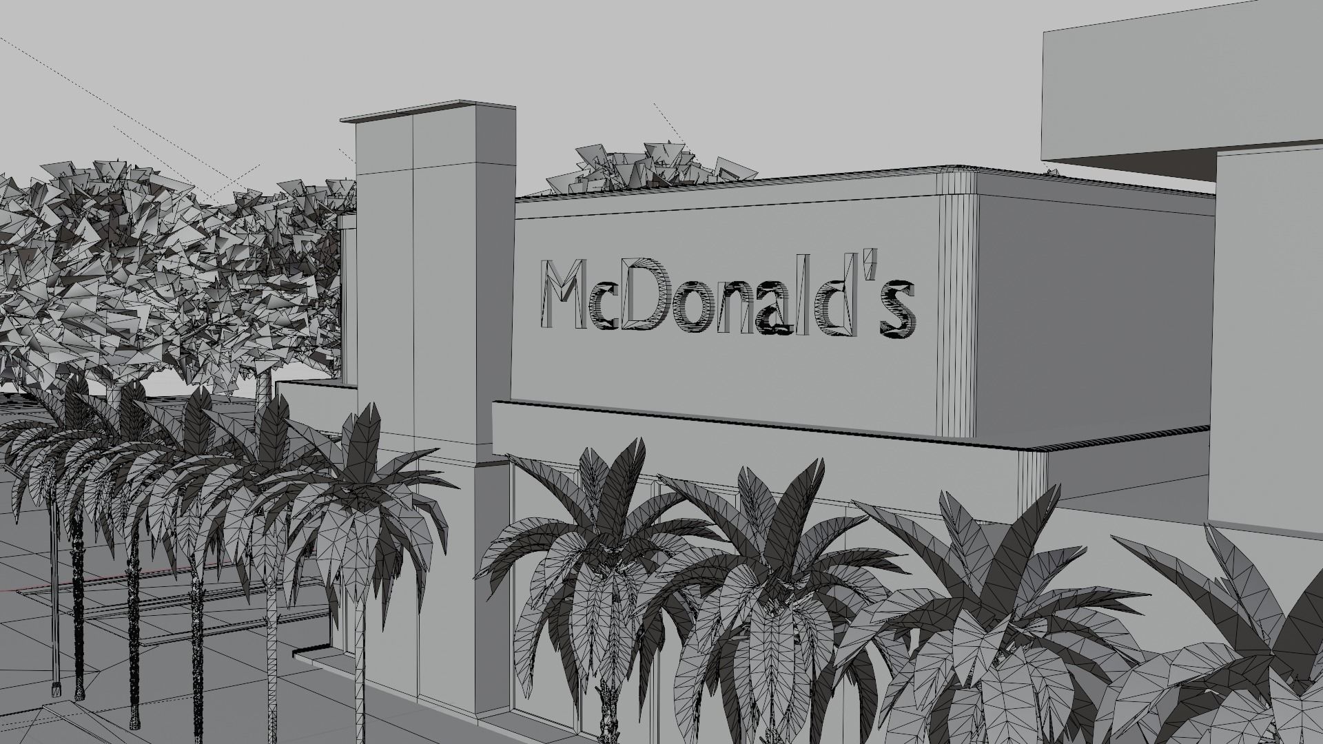 Los Angeles City Hollywood Sign Capitol Records USA California 3D model ...