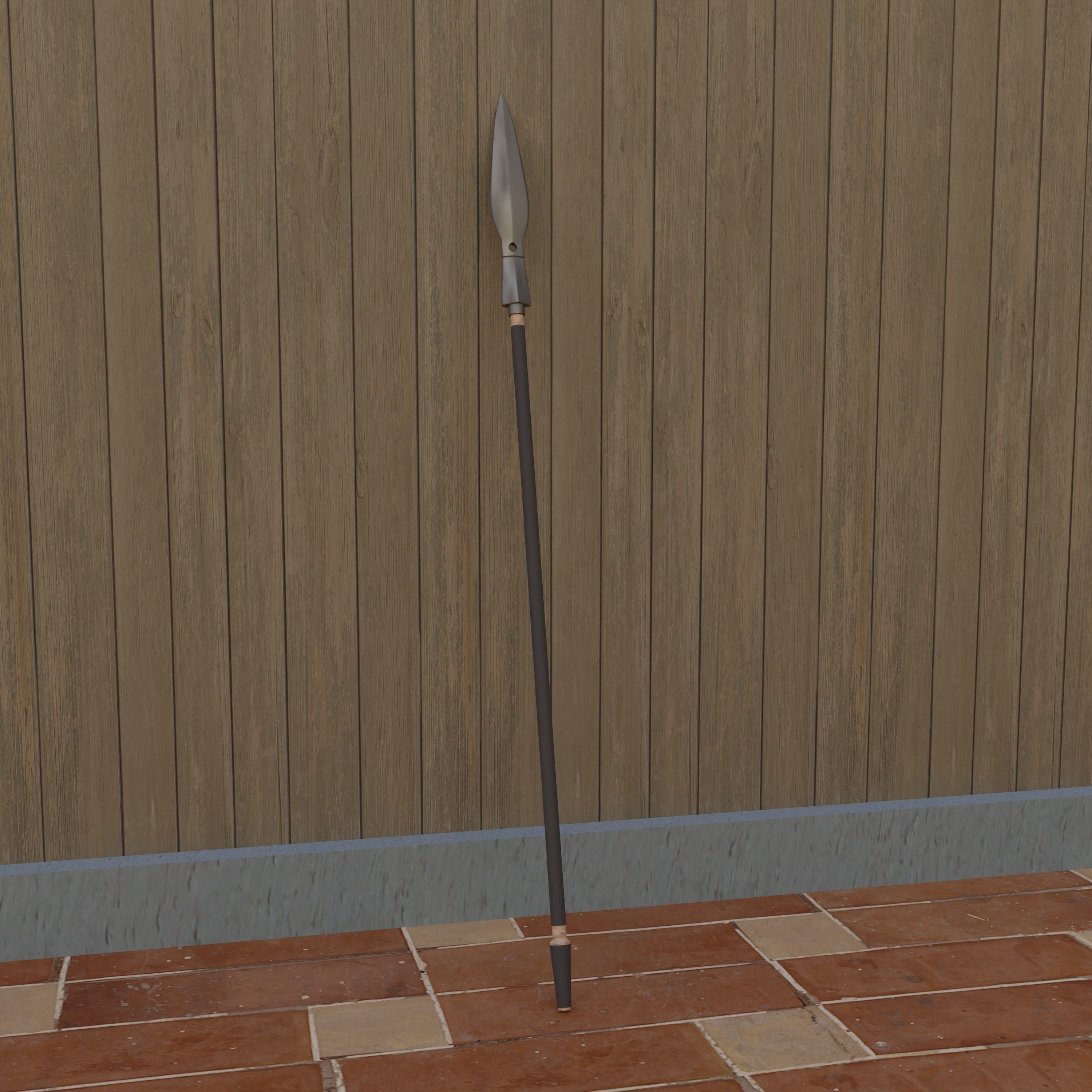 Spear free 3D model | CGTrader
