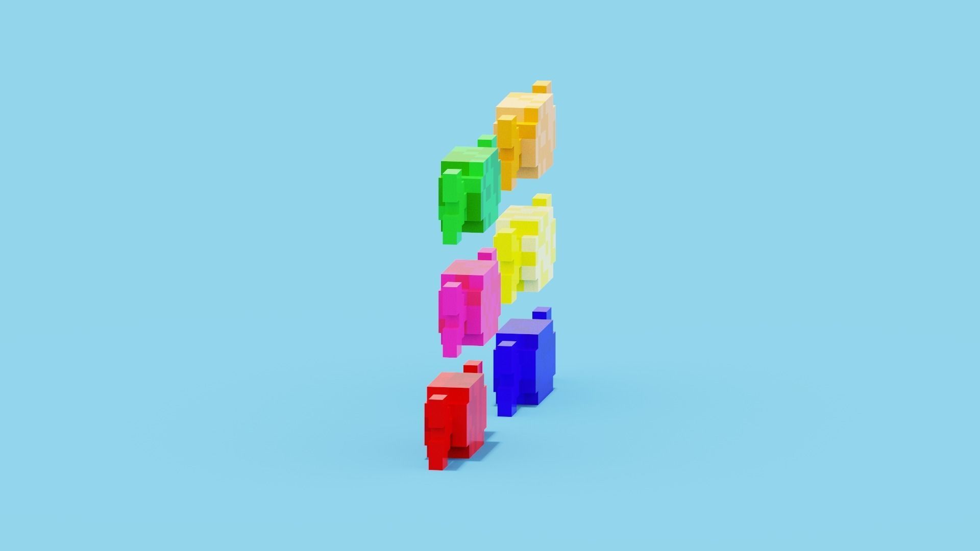 3D model Candy Voxel VR / AR / low-poly | CGTrader