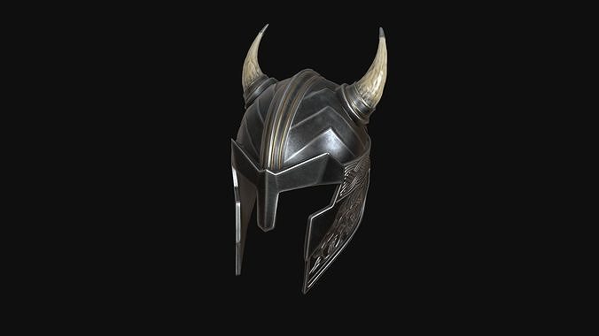 Viking helmet v7 3D model | CGTrader