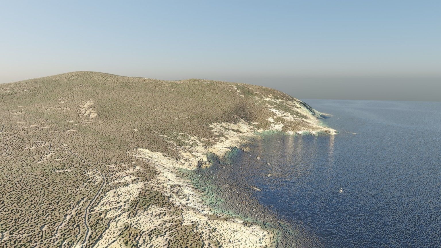 3D model of a Mediterranean island 3D model | CGTrader