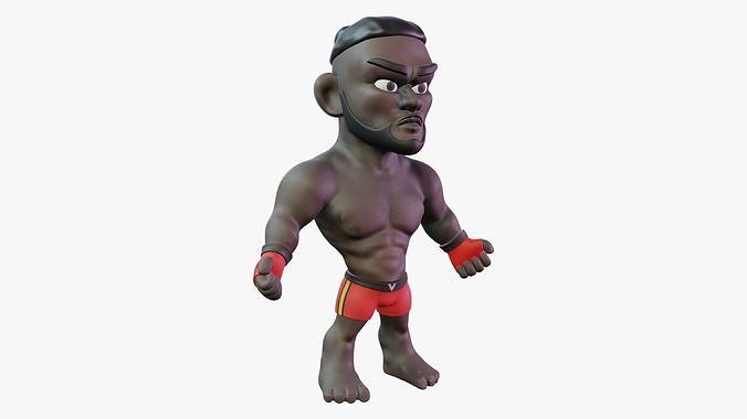 3D model Fighter Boxer Character 20 VR / AR / low-poly | CGTrader