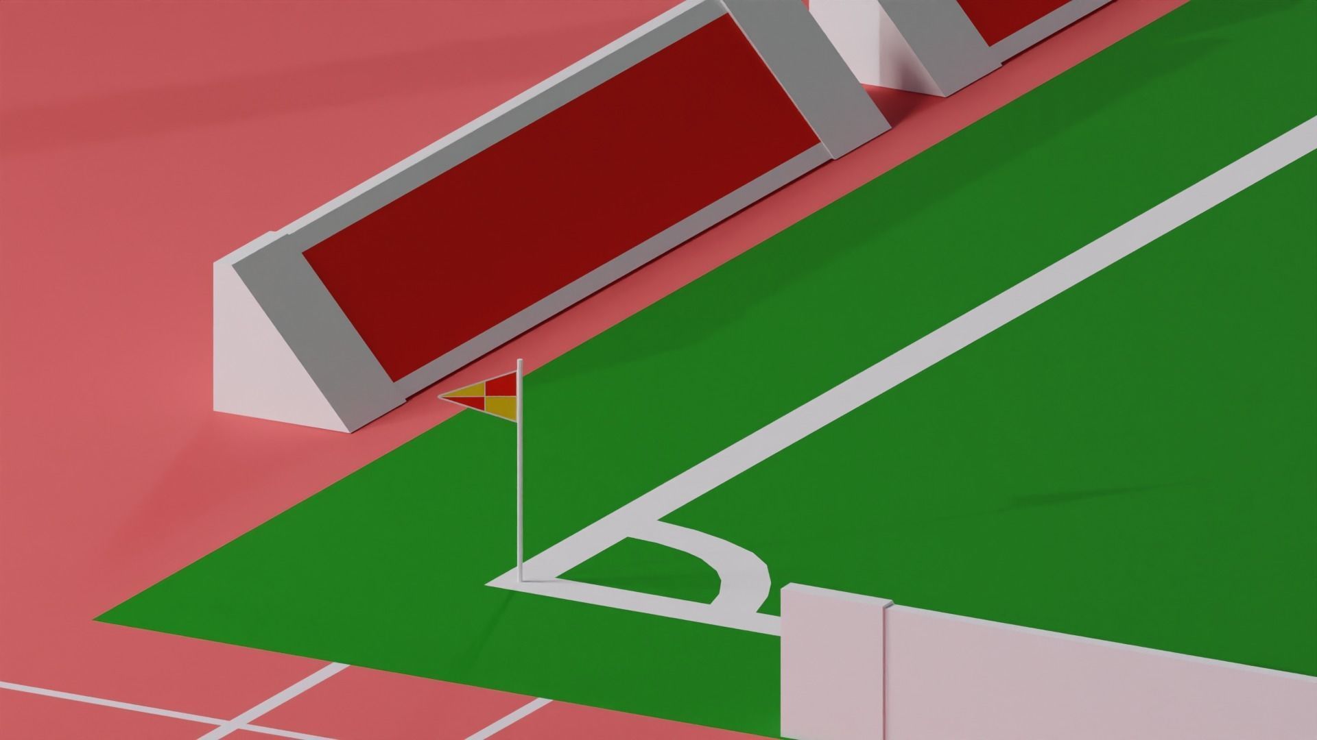 3D model Football soccer stadium seat VR / AR / low-poly | CGTrader