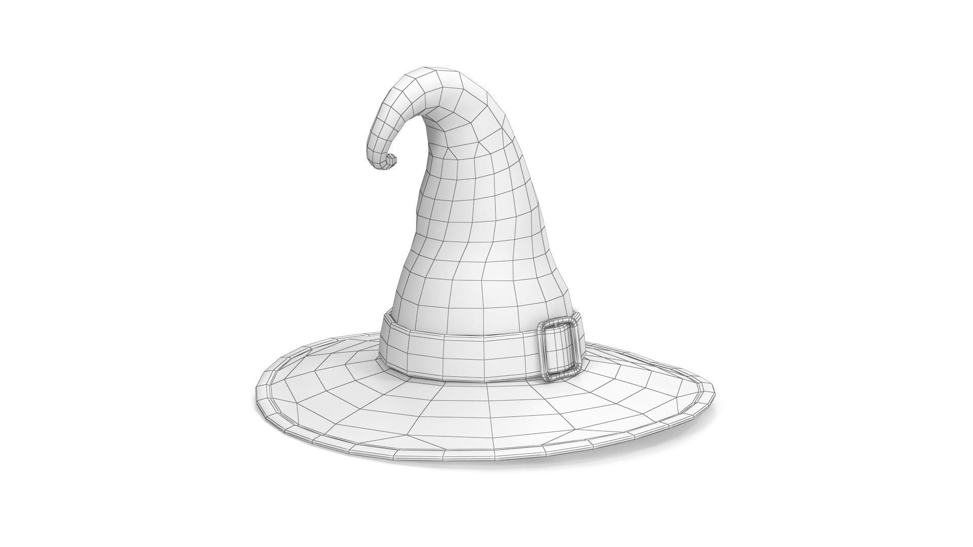 3D model Witch Hat VR / AR / low-poly | CGTrader