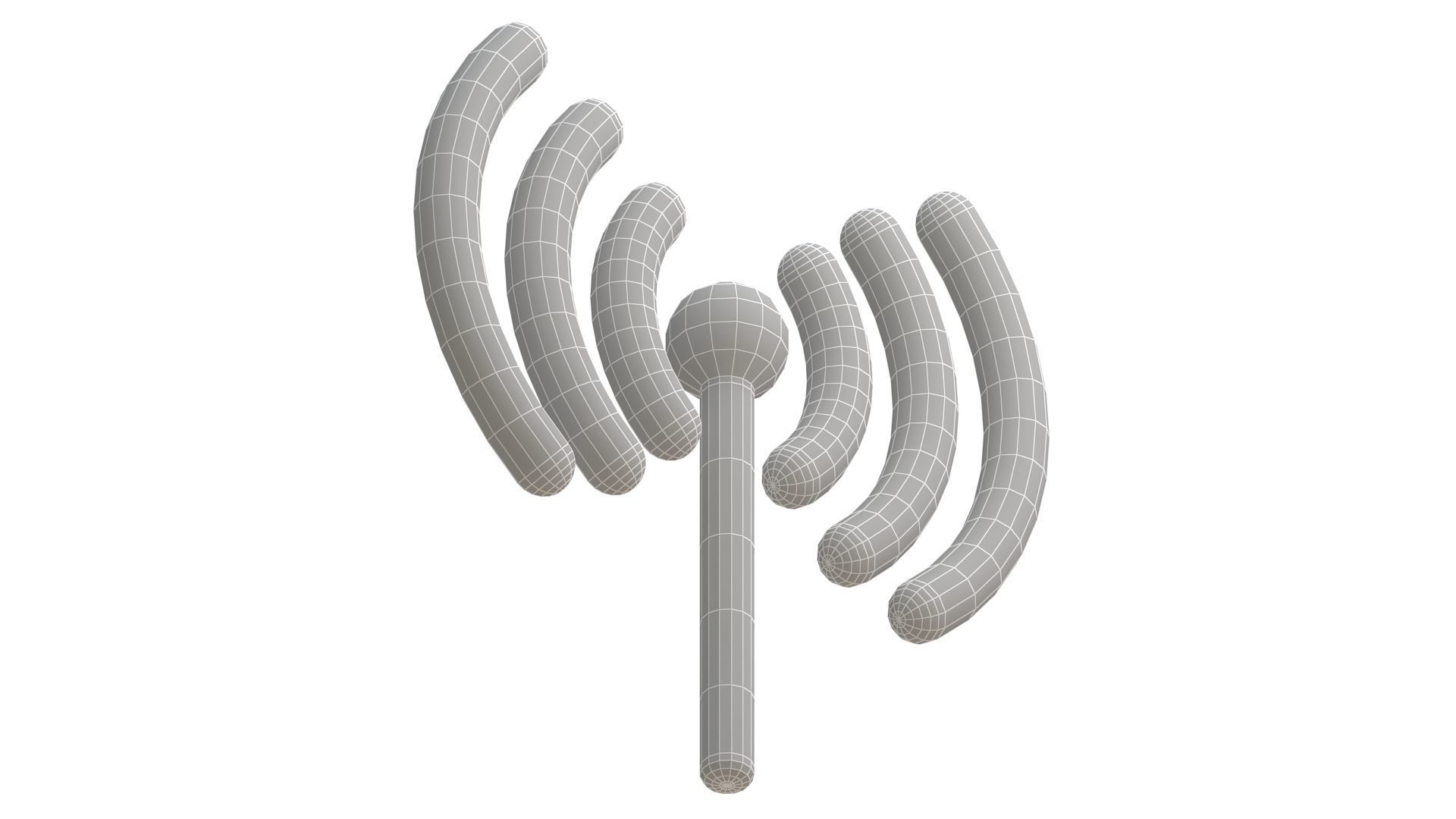 Cellular Tower Symbol 01 3D model | CGTrader