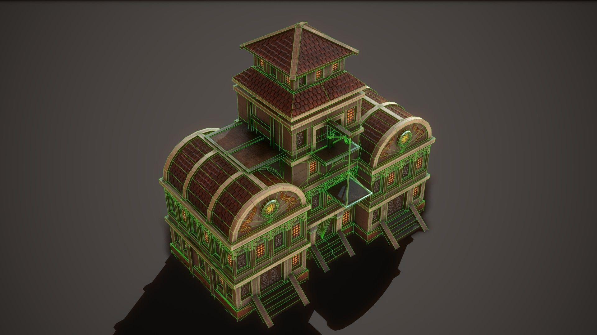 3D model Ancient Outpost VR / AR / low-poly | CGTrader