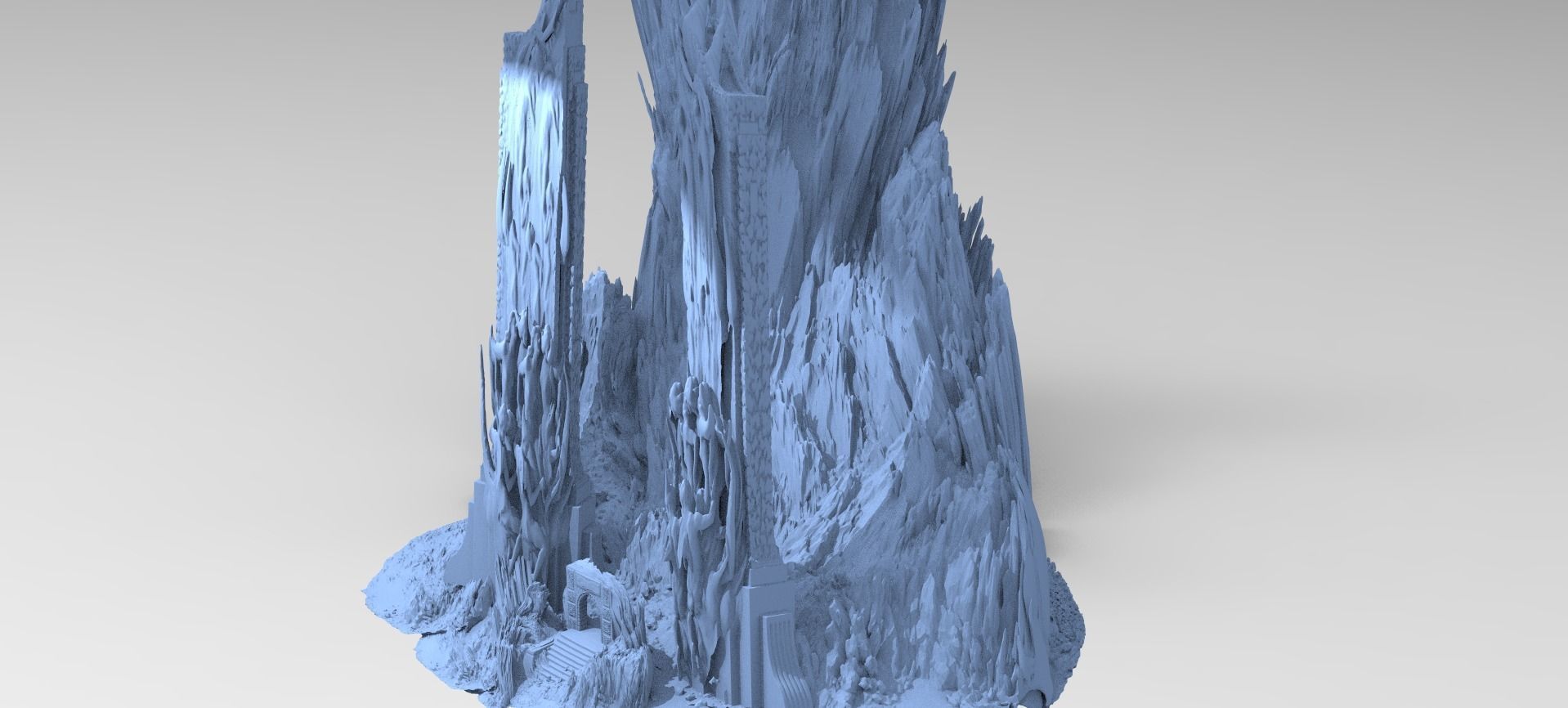 Fantasy Cliffs Ancient 3D model | CGTrader