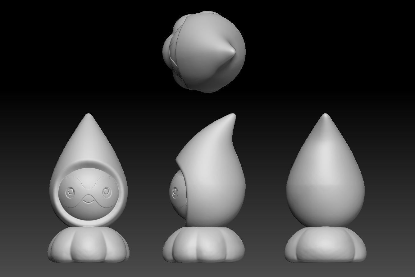 Pokemon Castform 3D model 3D printable | CGTrader
