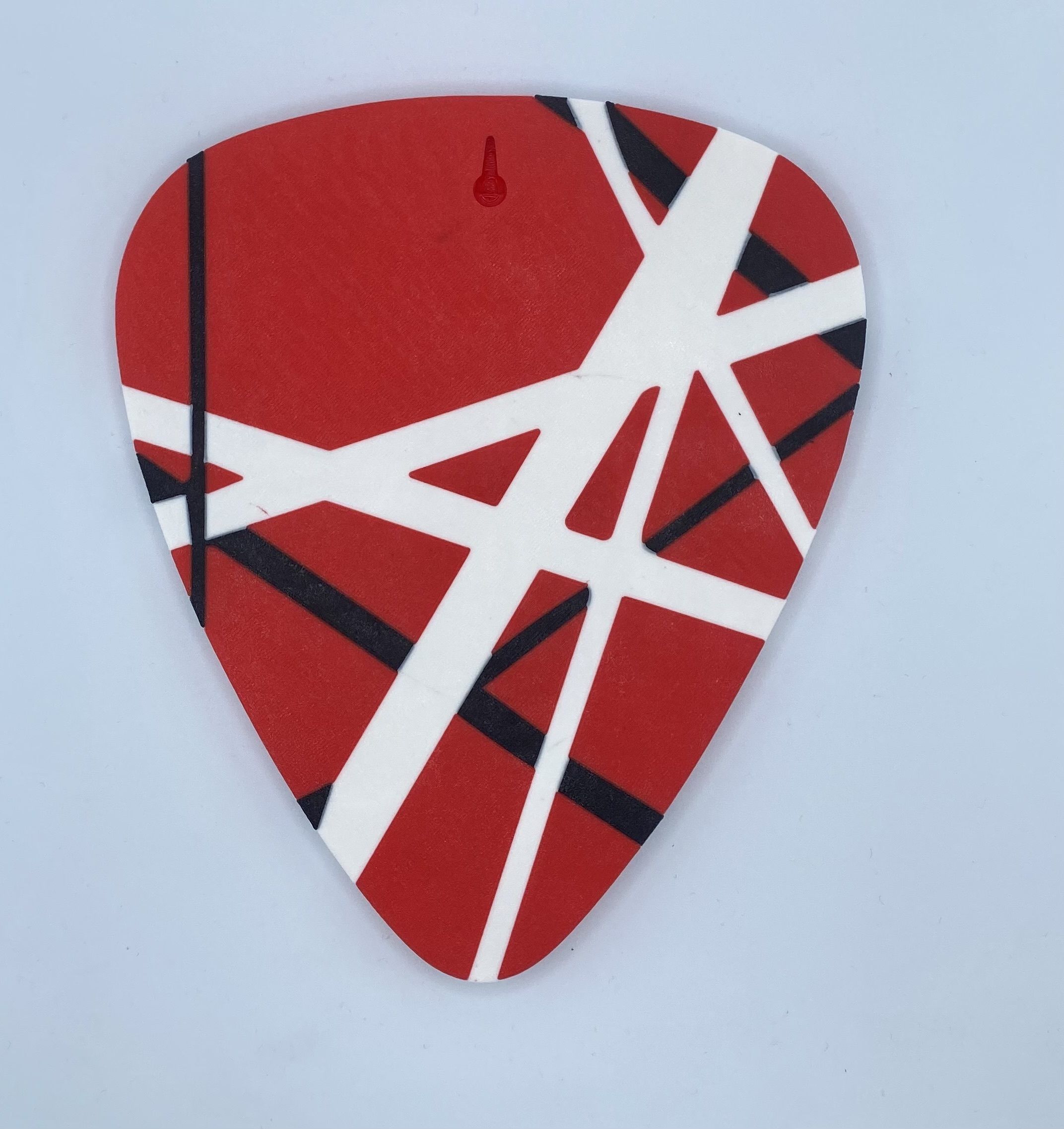 Eddie Van Halen Guitar Pick with MULTI MATERIAL and SINGLE COLOR 3D ...