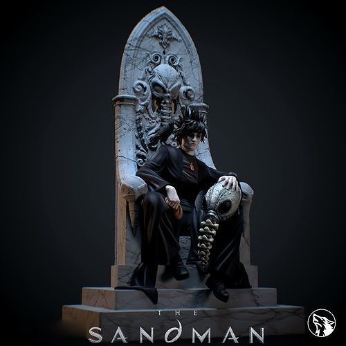 Sandman fanart 3D model 3D printable | CGTrader