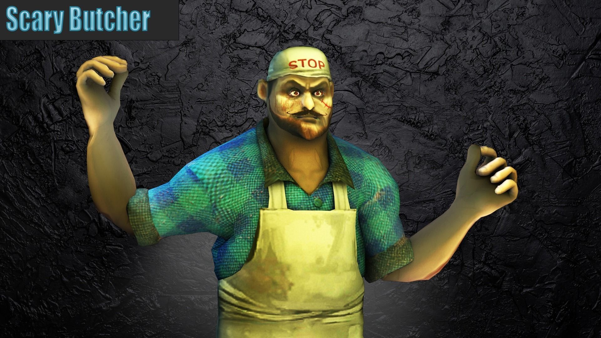 3D model Scary Butcher VR / AR / low-poly | CGTrader
