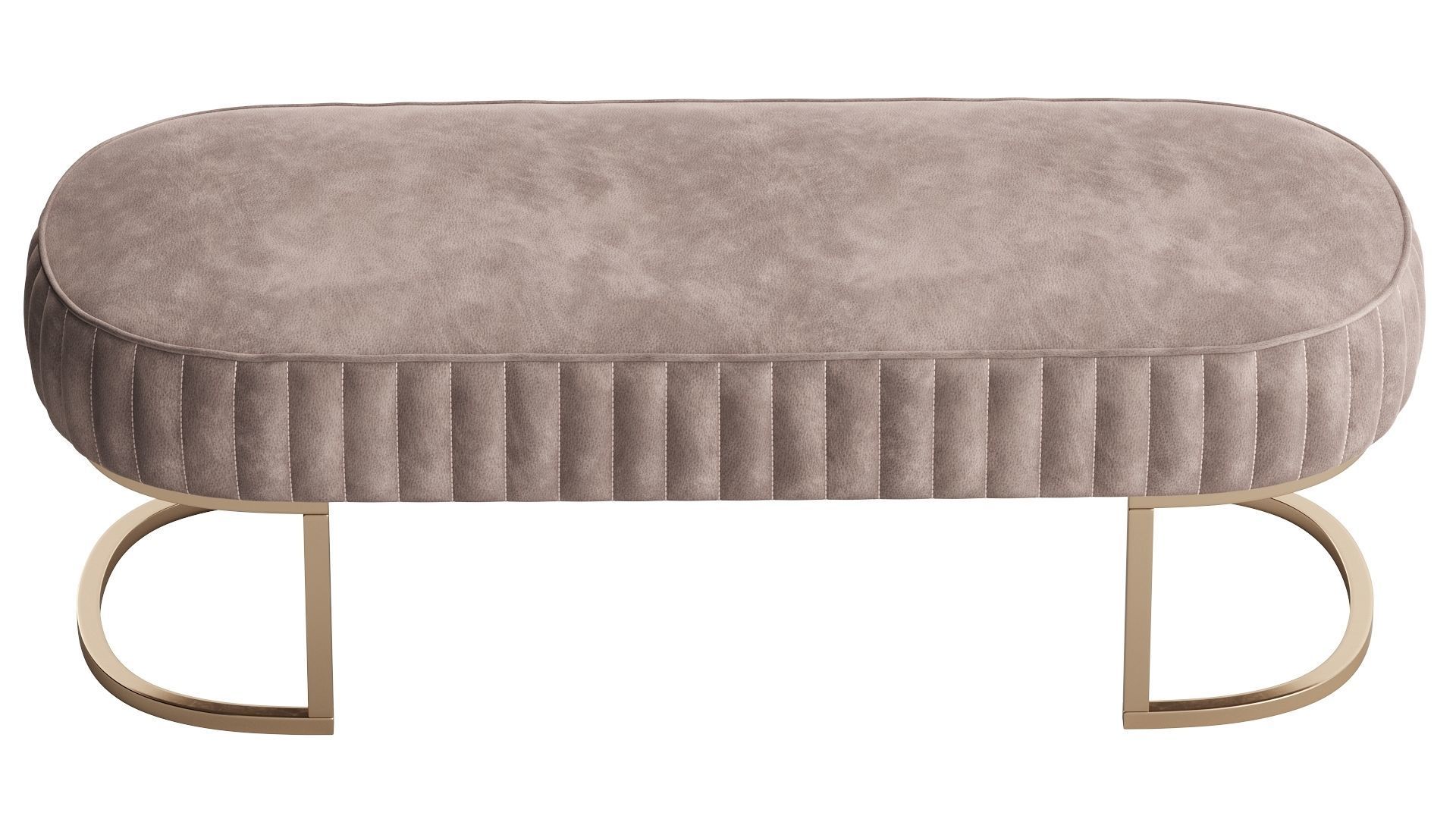 Leather Upholstered Bench 3D model | CGTrader