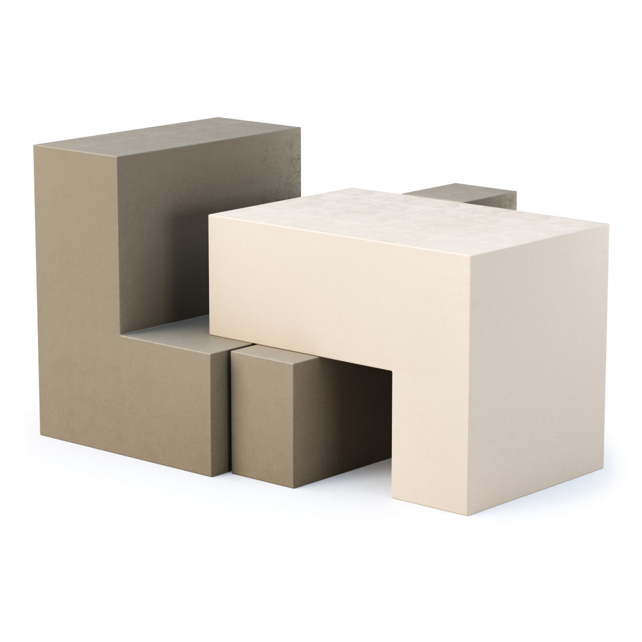 3D model Modular tables VR / AR / low-poly | CGTrader