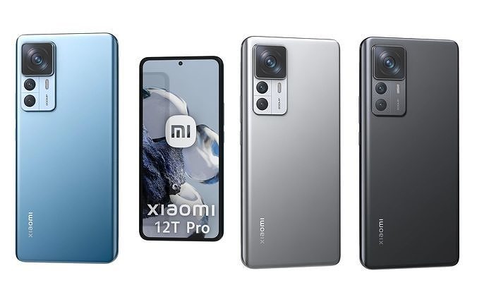 3D model Xiaomi 12T Pro All Colors VR / AR / low-poly | CGTrader