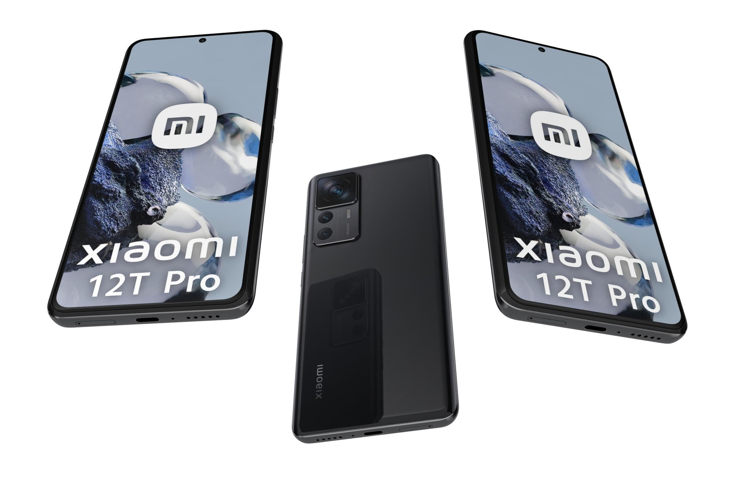 3D model Xiaomi 12T Pro All Colors VR / AR / low-poly | CGTrader