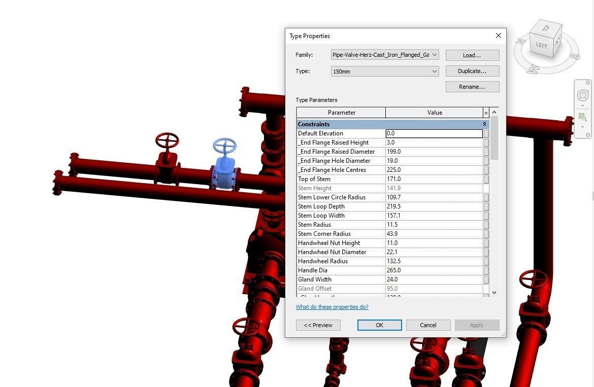 MEP-03-FIRE FIGHTING SYSTEM - Revit Family - 3D model 3D model | CGTrader