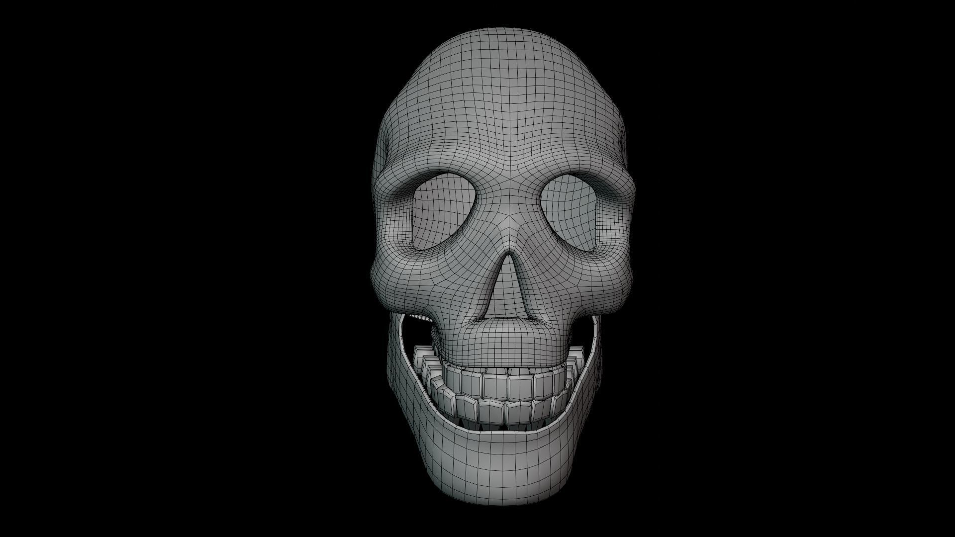 3D model Old Crack Skull With PBR Unity UE V-ray Textures Included VR ...