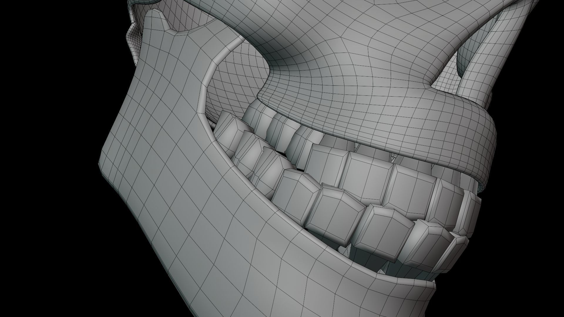 3D model Old Crack Skull With PBR Unity UE V-ray Textures Included VR ...