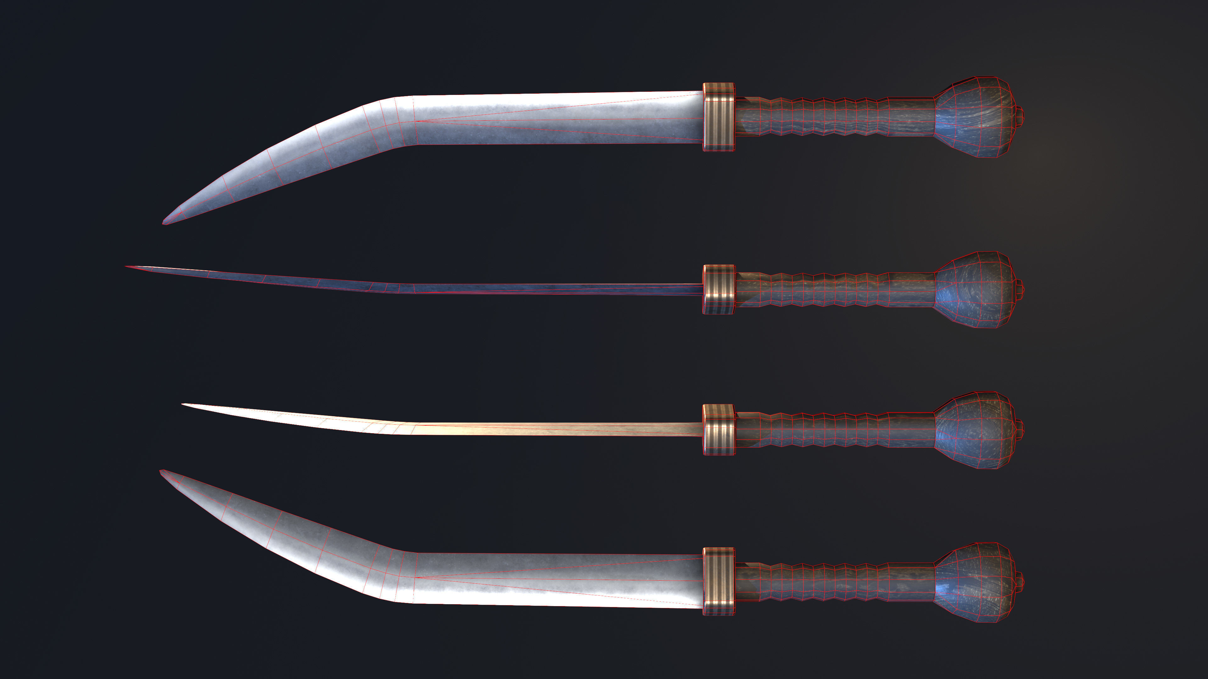 3D model Thracian Sica VR / AR / low-poly | CGTrader