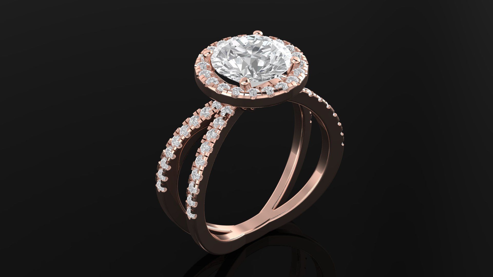 Gold Ring 3D model 3D printable | CGTrader