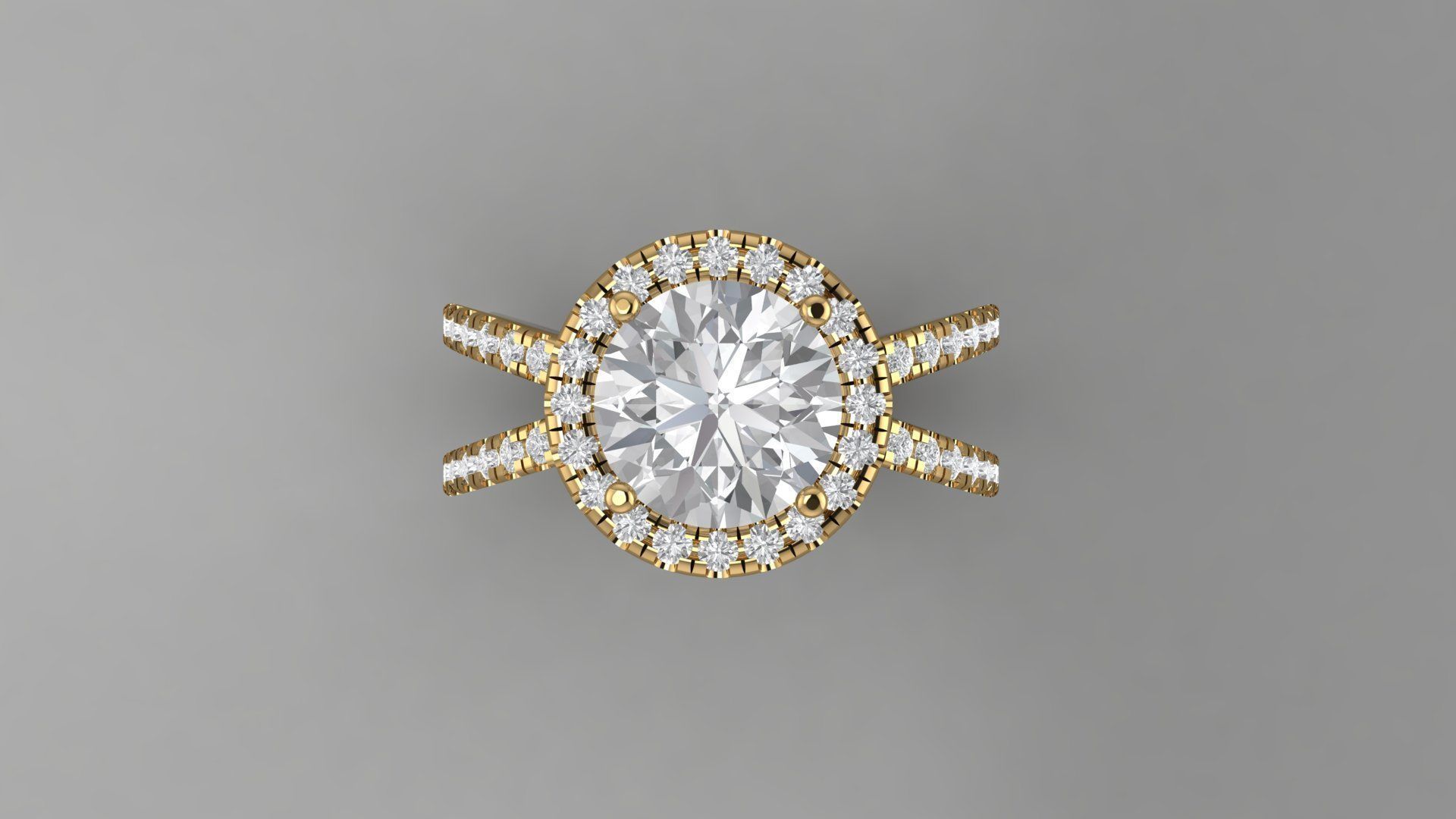 Gold Ring 3D model 3D printable | CGTrader