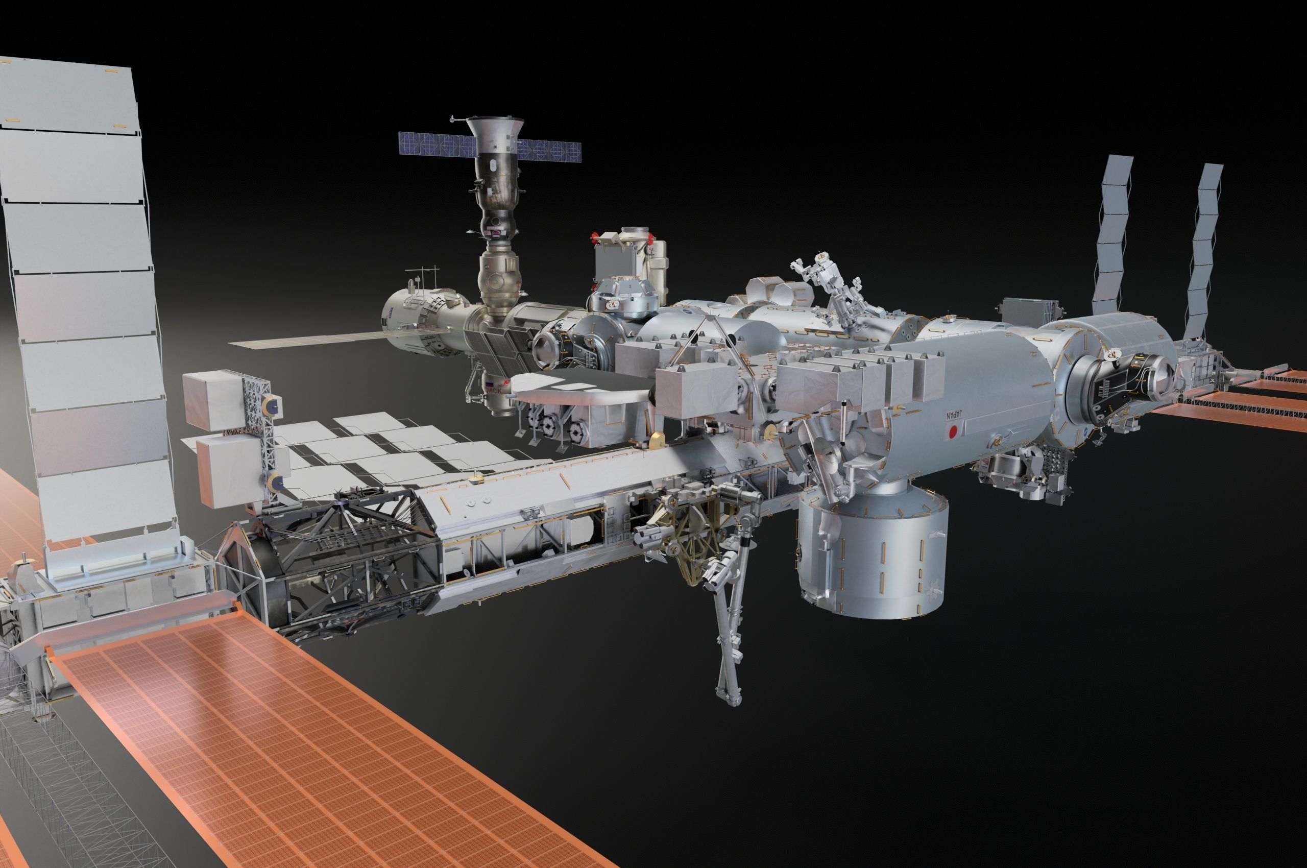 NASA International Space Station 3D model | CGTrader