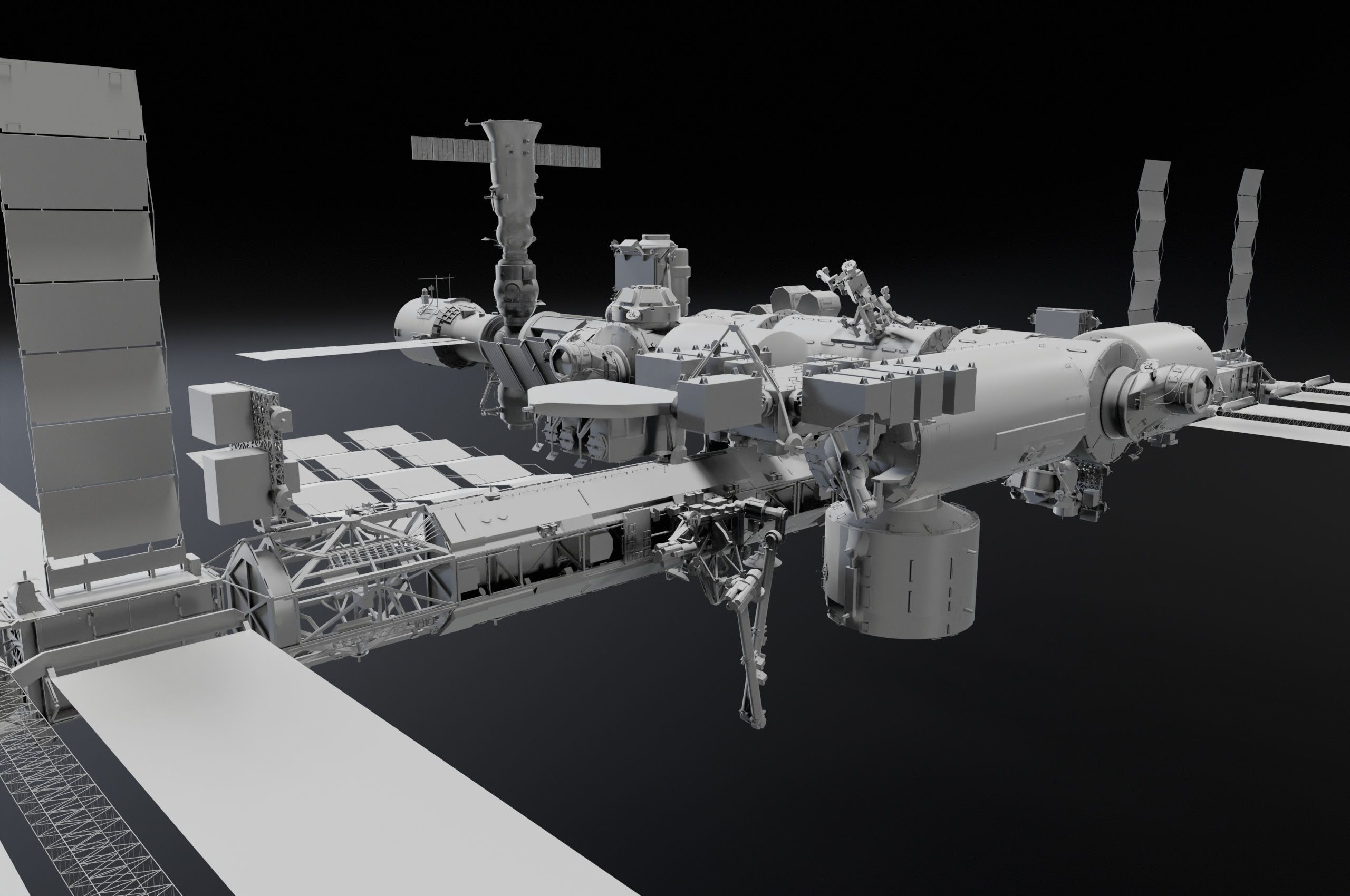 NASA International Space Station 3D model | CGTrader
