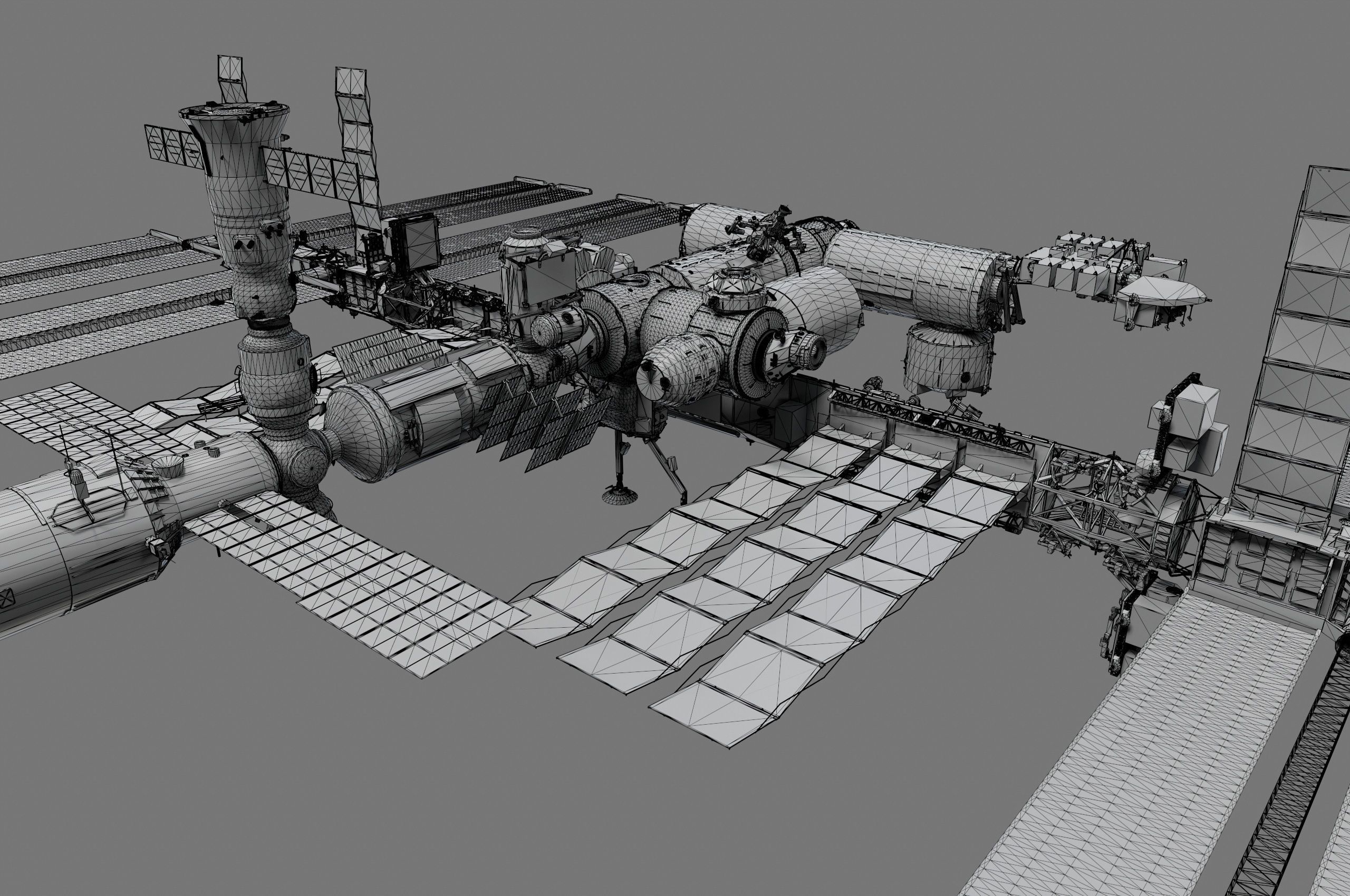 NASA International Space Station 3D model | CGTrader