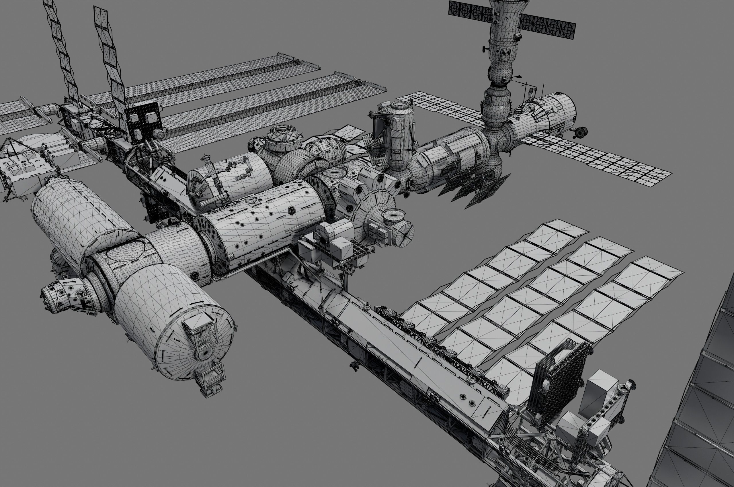 NASA International Space Station 3D model | CGTrader