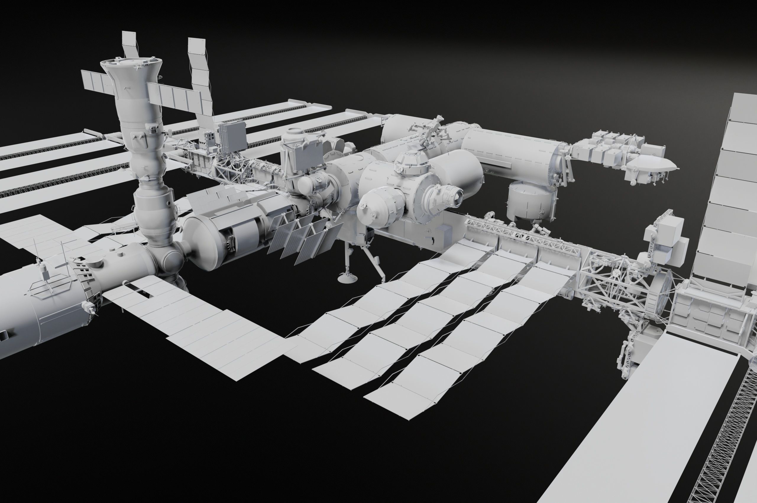 NASA International Space Station 3D model | CGTrader