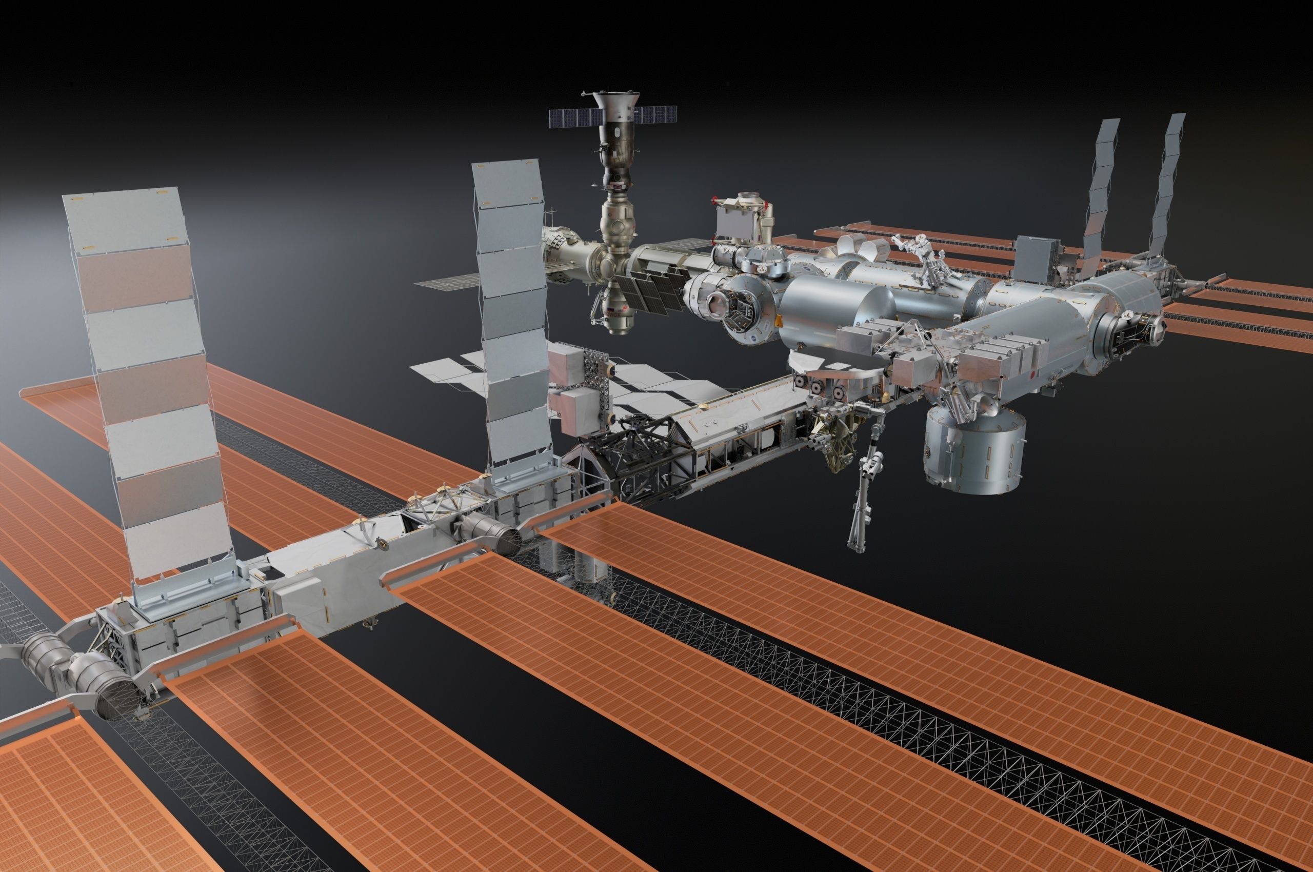 NASA International Space Station 3D model | CGTrader