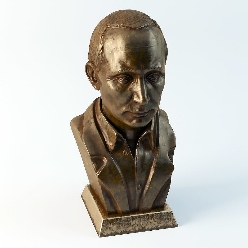 Vladimir Putin 3D model 3D printable | CGTrader