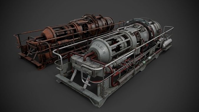 Machinery device 3D model | CGTrader