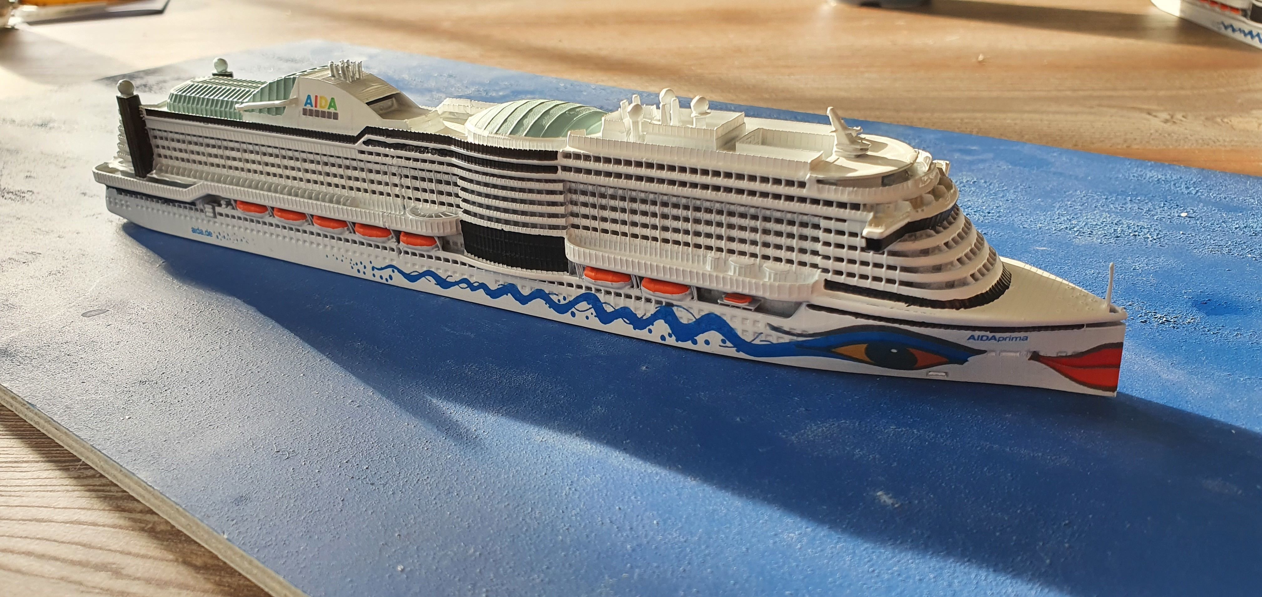 AIDAprima cruise ship 3D print model 3D model 3D printable | CGTrader